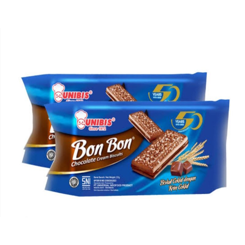 Jual Unibis Biskuit Chocolate BonBon 200gr | Shopee Indonesia
