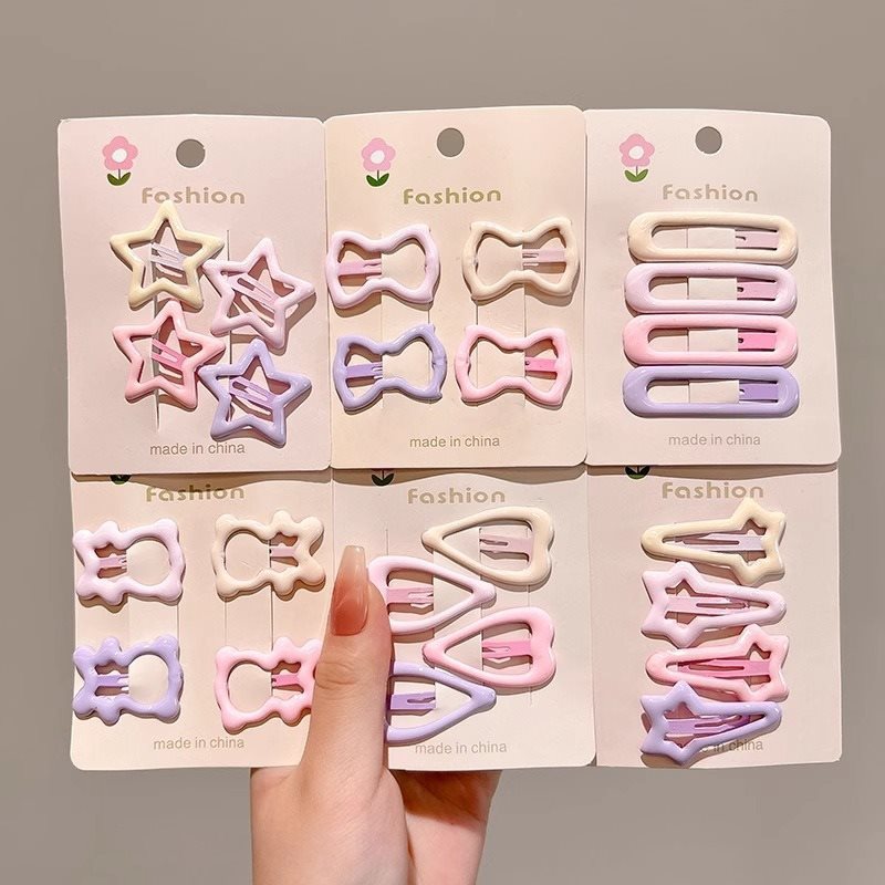 Jual Jepit Rambut Anak Isi 4 / Jepit Tiptop Mini / Aksesoris Rambut Anak Cantik | Shopee Indonesia