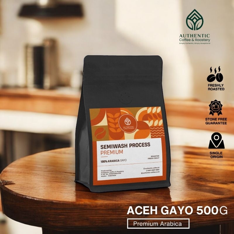 Jual Kopi Arabika Aceh Gayo SW 500gr Authentic Coffee & Roastery ...