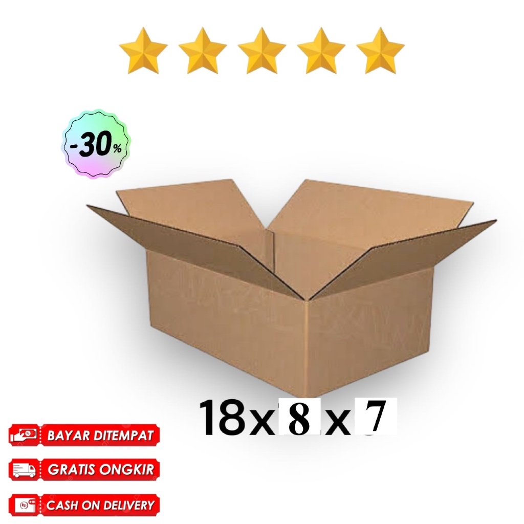 Jual kardus ukuran 18x8x7 Kardus Packing - Karton Box Dus Packaging ...