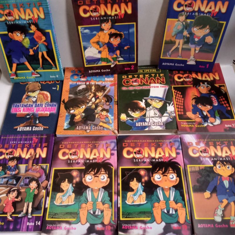 Jual Komik Detektif conan movie dan seri animasi Tv cabutan | Shopee Indonesia