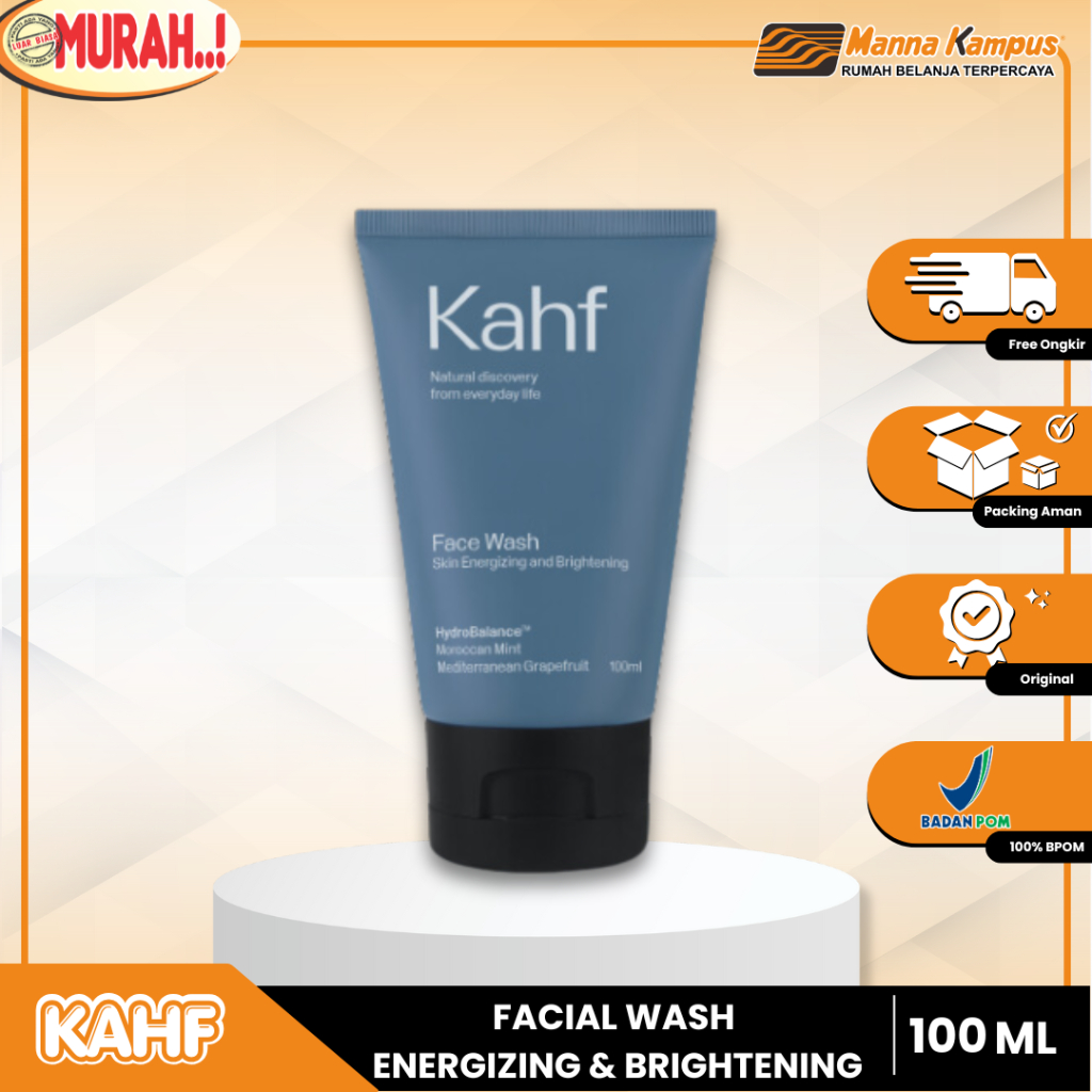 Jual Kahf Skin Energizing and Brightening Face Wash 100 ml | Shopee ...