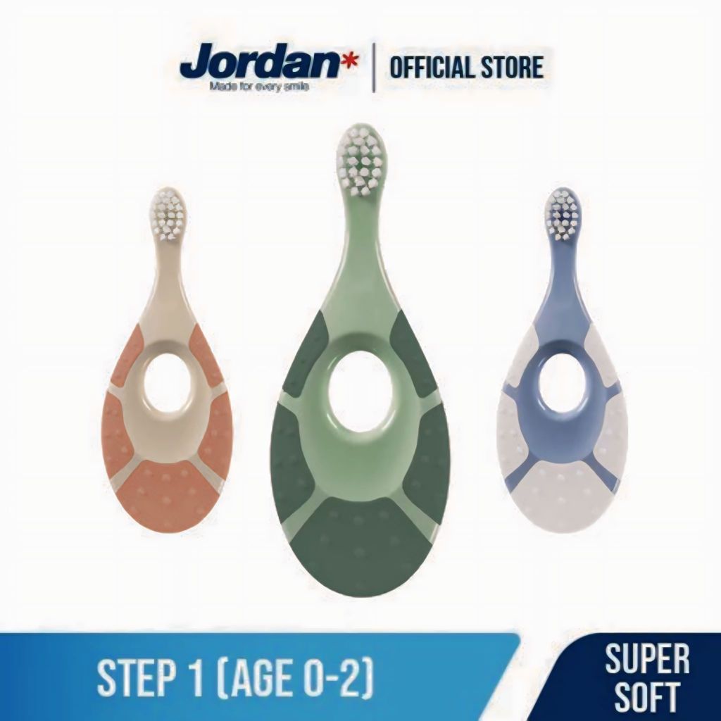 Jual Jordan Oral Care Kids Step 1(0-2 Years) Super Soft/Sikat Gigi Anak ...