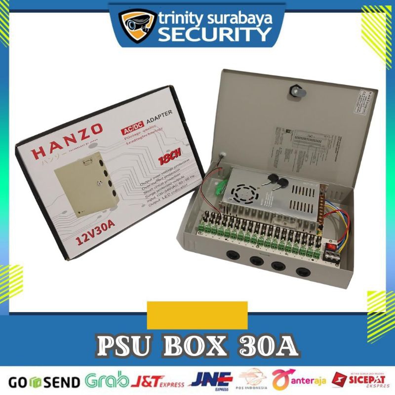 Jual PSU Power Supply CCTV 12V 30A Box - PSU Box - | Shopee Indonesia