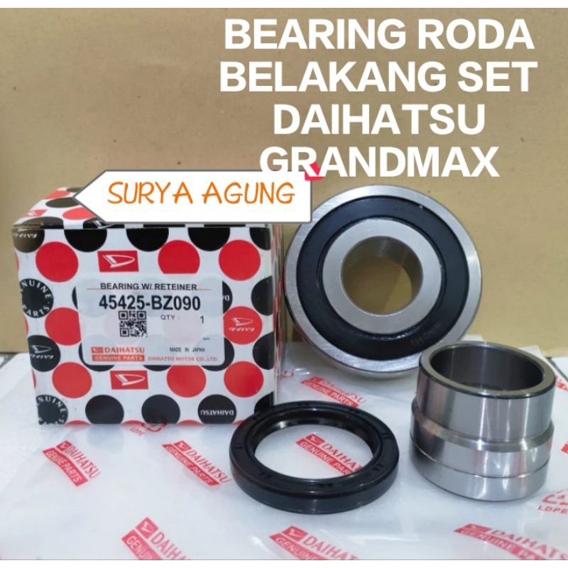 Jual BEARING RODA BELAKANG SET (3 MACAM) DAIHATSU GRANDMAX HARGA SET | Shopee Indonesia