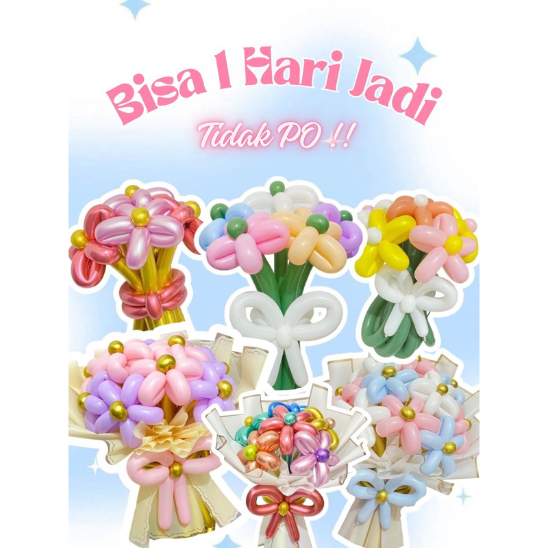 Jual Buket balon jakarta | flowers ballon | flowers ballon viral ...
