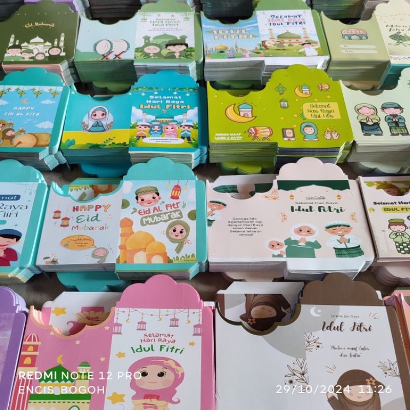 Jual 1000 LEMBAR AMPLOP TEMA MUSLIM UNIK UK MEDIUM | Shopee Indonesia