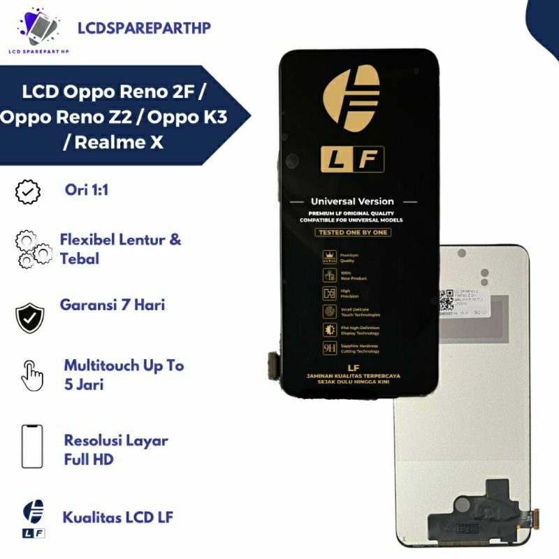 Jual LCD OPPO RENO 2F/2Z/K3/REALME X | Shopee Indonesia