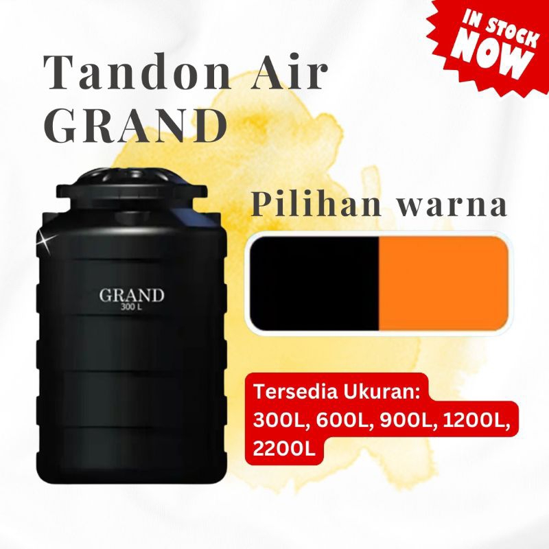 Jual TANDON AIR GRAND POLOS UKURAN 300L-2200L | Shopee Indonesia