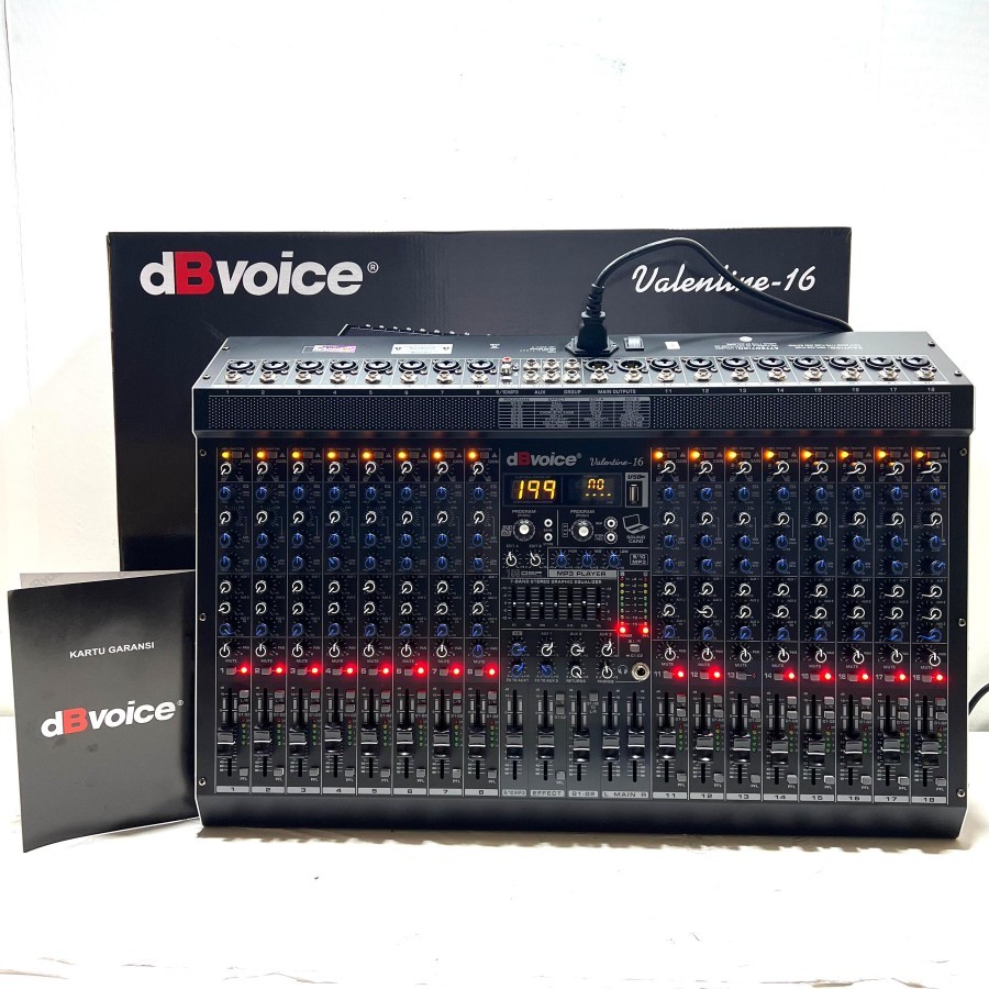 Jual MIXER 16 CHANNEL DB VOICE VALENTINE 16 ORIGINAL | Shopee Indonesia