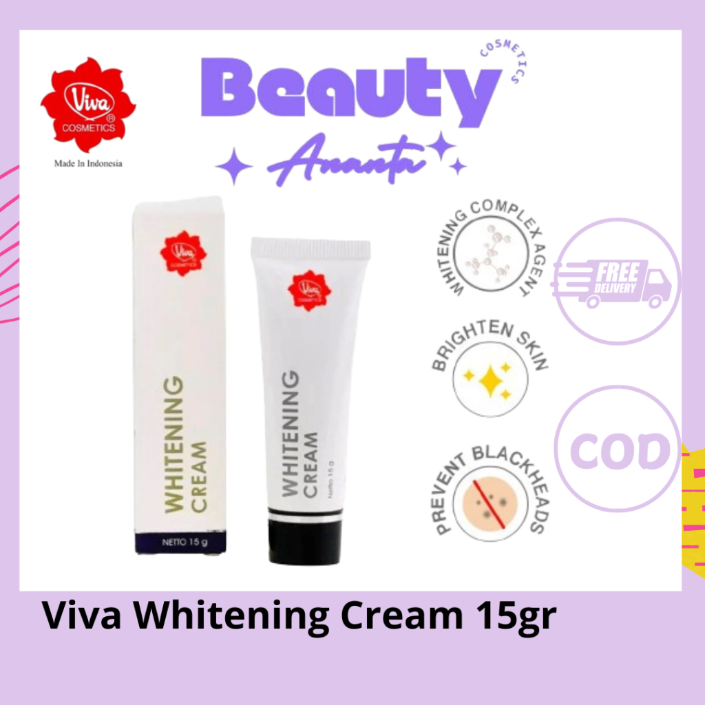 Jual Viva Whitening Cream 15gr | Shopee Indonesia