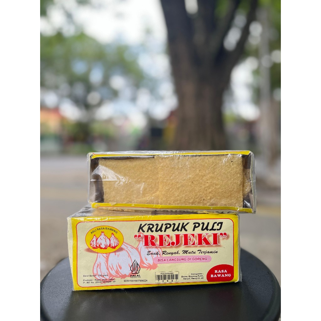 Jual Krupuk Puli Rezeki Rasa Bawang 200g | Kerupuk Puli | Kerupuk Asli ...