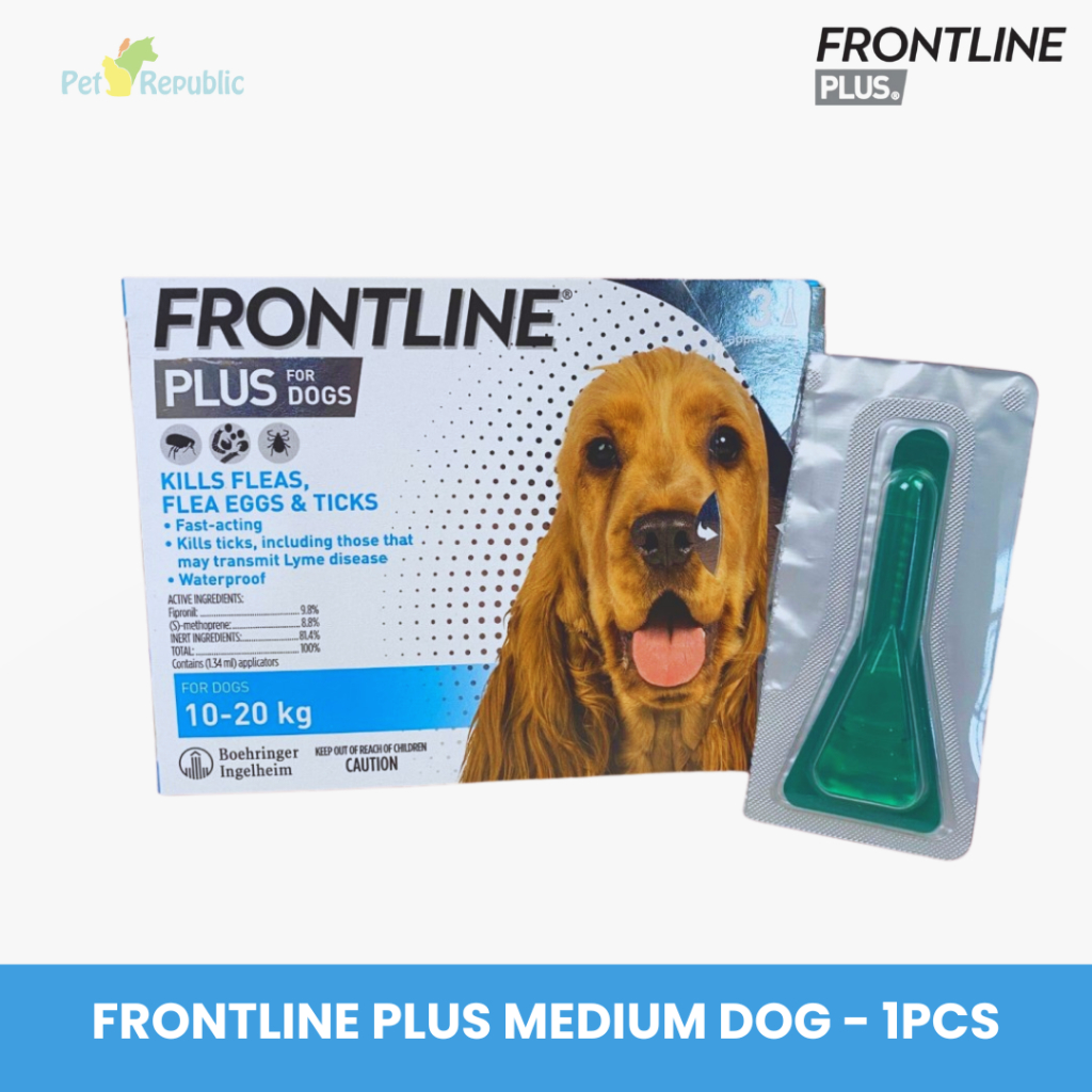 Jual FRONTLINE Plus Obat Kutu Anjing Medium Dog 10-20kg 1pcs | Shopee ...