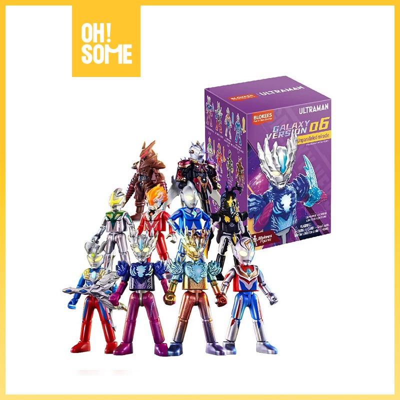 Jual OHSOME Blind Box Gacha Set Koleksi Figure Ultraman Seri Galaxy 06 ...