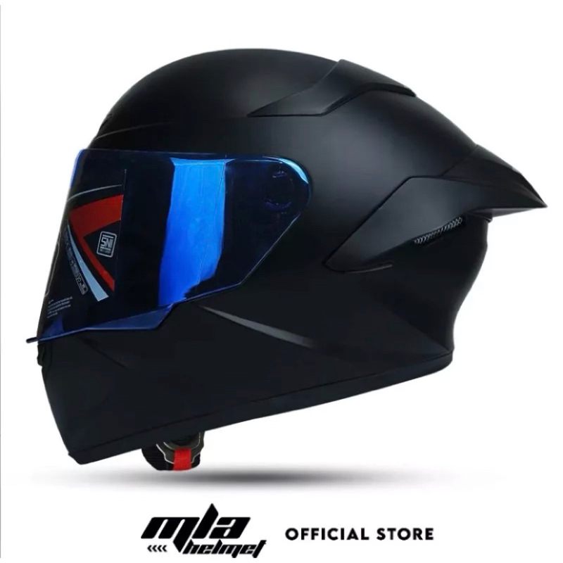 Jual Helm Full face Ttc Polos MLA Hitam Doft Paket Ganteng || Helm Kbr ...