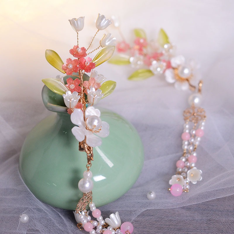 Jual Tusuk konde rambut bunga kembang | Harga per set 2 piece ...