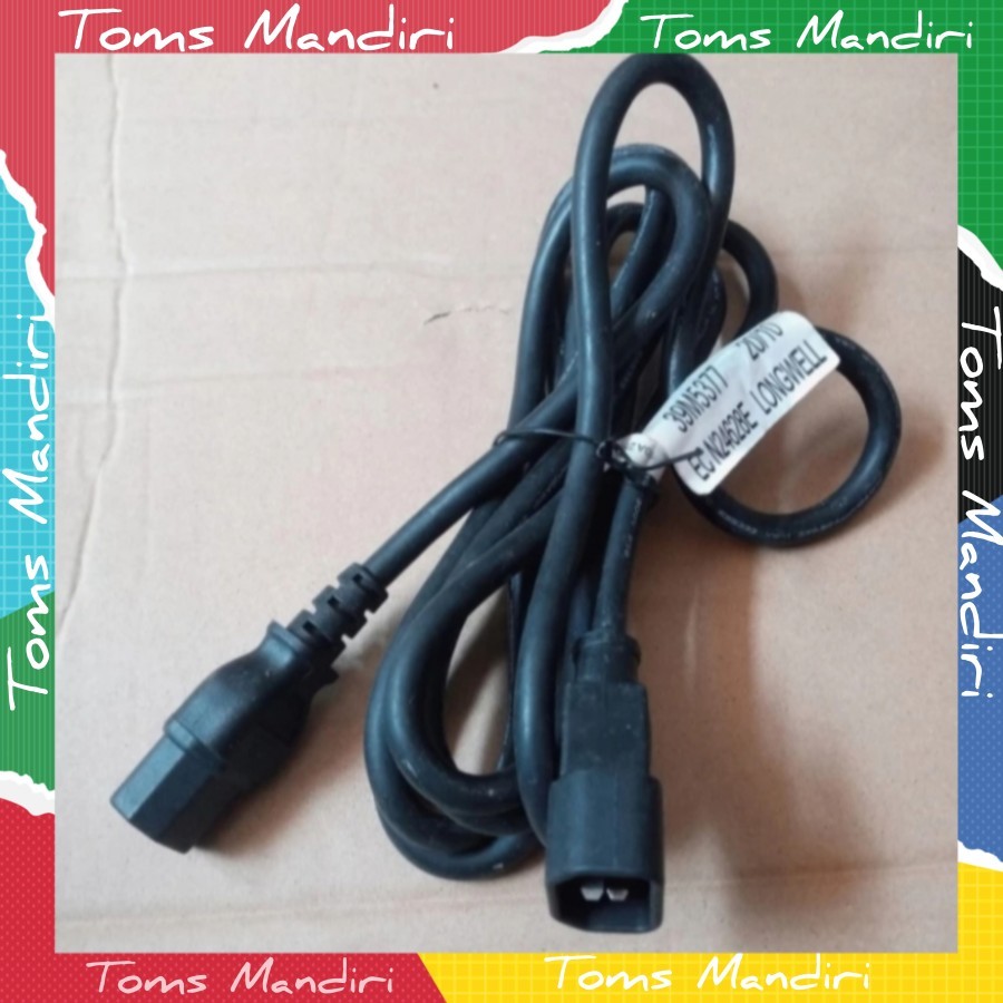 Jual Kabel Power Monitor 2.7 Meter C13 to C14 3 x 0.824 ( 18 Awg ...