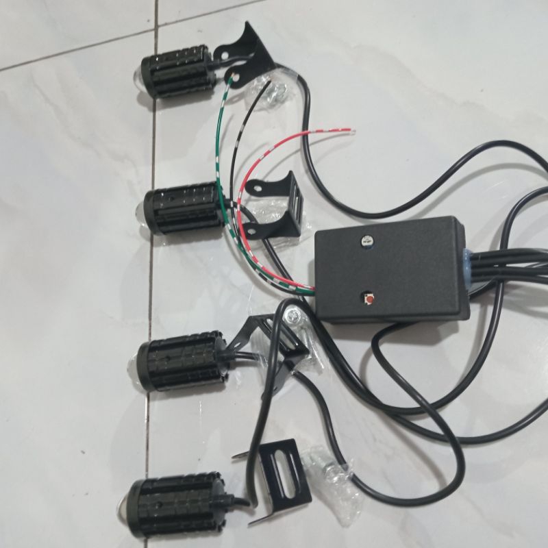 Jual Modul 2 Fungsi dan 4 LED Sorot, Led Light Bar, Led Grill Mobil ...