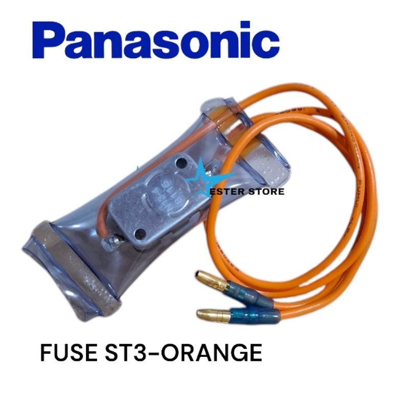 Jual Bimetal Fuse ST-3 Orange Fuse bimetal Defrost Kulkas Panasonic ...