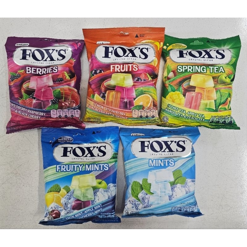 Jual Fox's Permen Crystal Clear Series (5 Varian Rasa) 90g - 1 bks ...