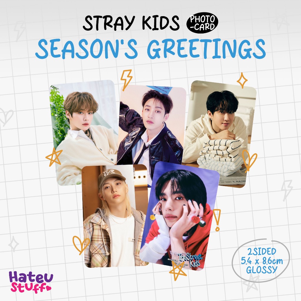 Jual Stray Kids Unofficial Photocard Season's Greetings 2025 2024 2023 2022 | Shopee Indonesia