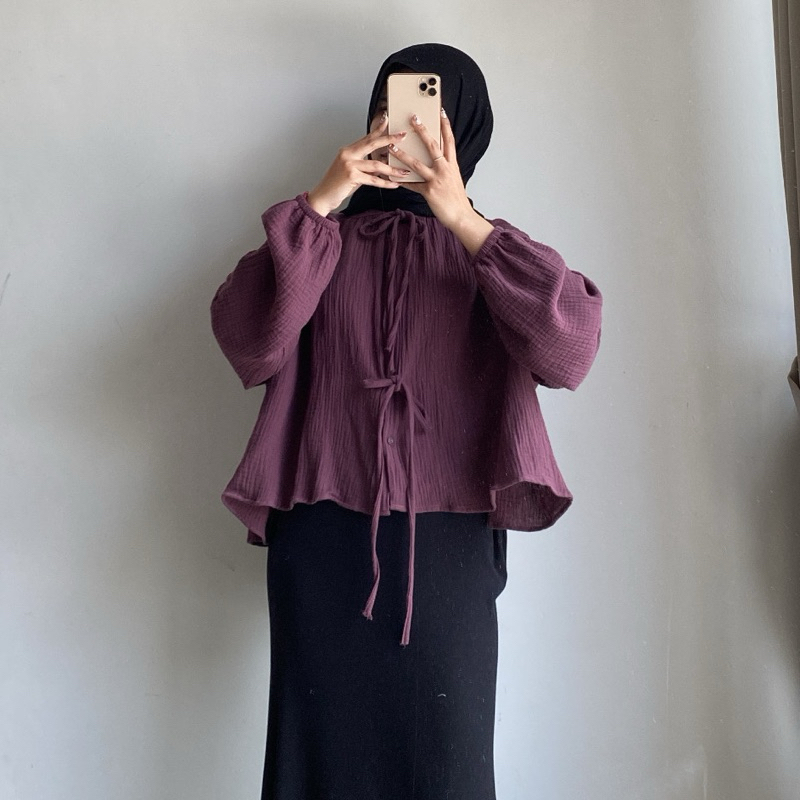 Jual DELIMA- POPITA BLOUSE by Yellowfacy || (Kode 567) Kemeja Wanita ...