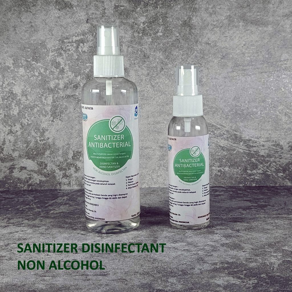 Jual Non Alkohol Hand Sanitizer & Desinfektan Antiseptic Multi Purpose ...
