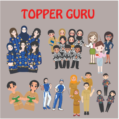 Jual TOPPER GURU/ HIASAN BUKET UNTUK HARI GURU/HIASAN KUE/HIASAN ...