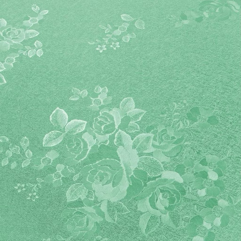 Jual WALLPAPER STICKER MURAH MOTIF POLOS BUNGA HIJAU UKURAN 8meter X ...