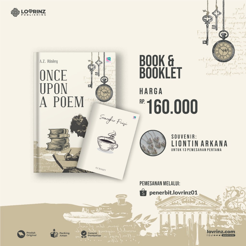 Jual Buku Original Once Upon a Poem by AZ Rinley - Penerbit LovRinz | Shopee Indonesia