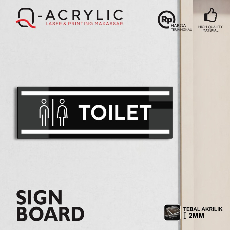 Jual SIGN BOARD TOILET ESTETIK KEREN | Shopee Indonesia