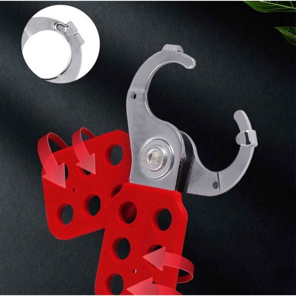 Jual 25mm 38mm Safety Lockout Hasp Keyed Different Heavy Duty Lockout ...