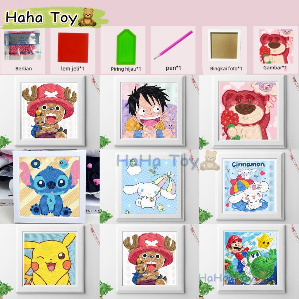 Jual HAHA TOY Diamond Painting Kit Losto Lukisan Berlian Kuromi DIY ...