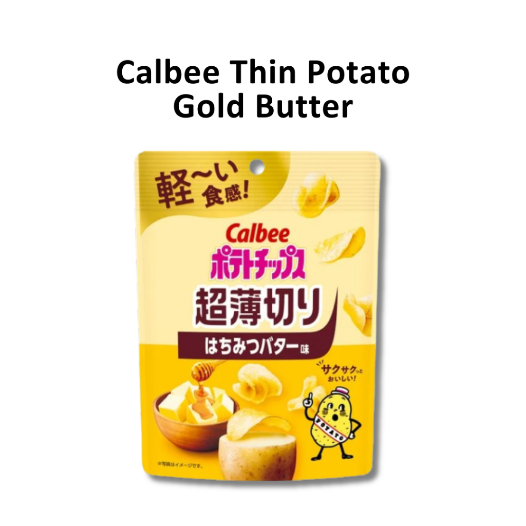 Jual Calbee Thin Potato Gold Butter JAPAN | Shopee Indonesia