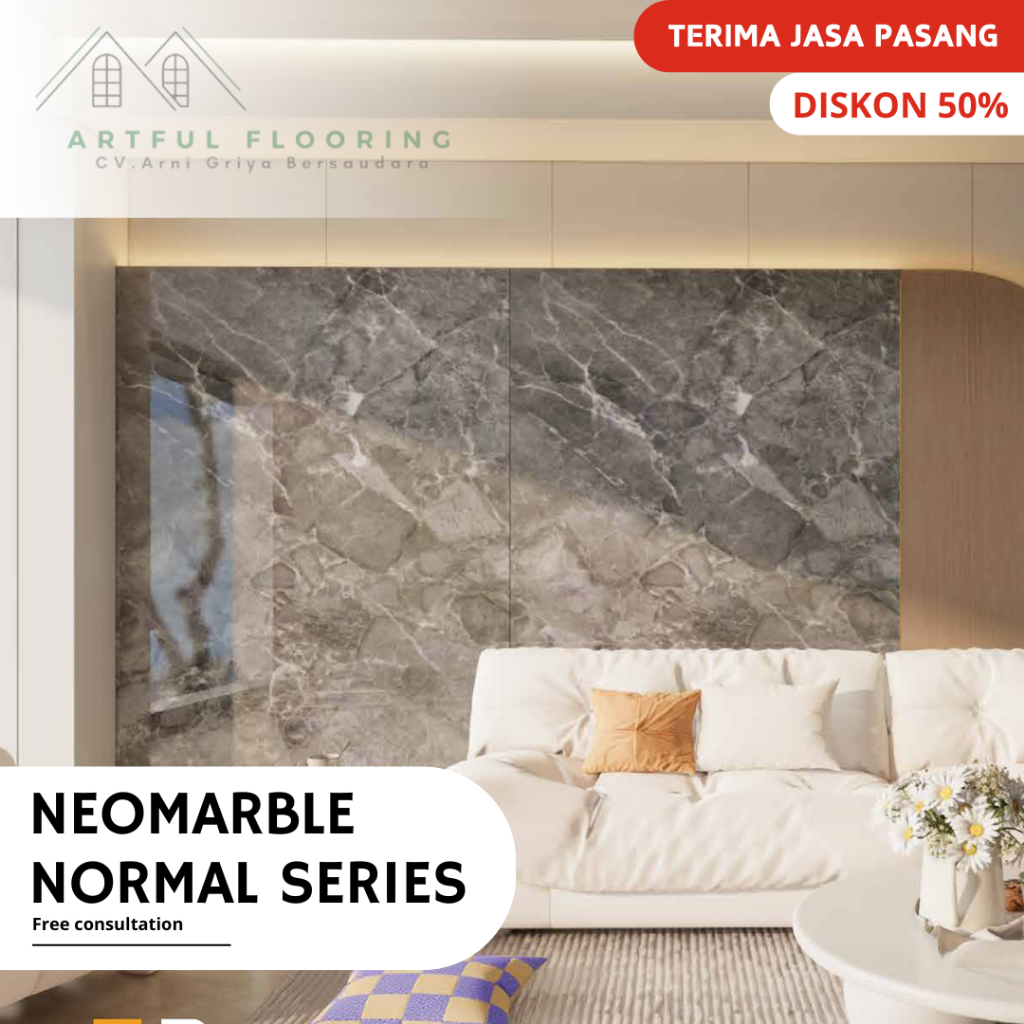 Jual PROMO UV Panel/PVC Marmer Neomarble Normal Series-Tebal 3mm ...
