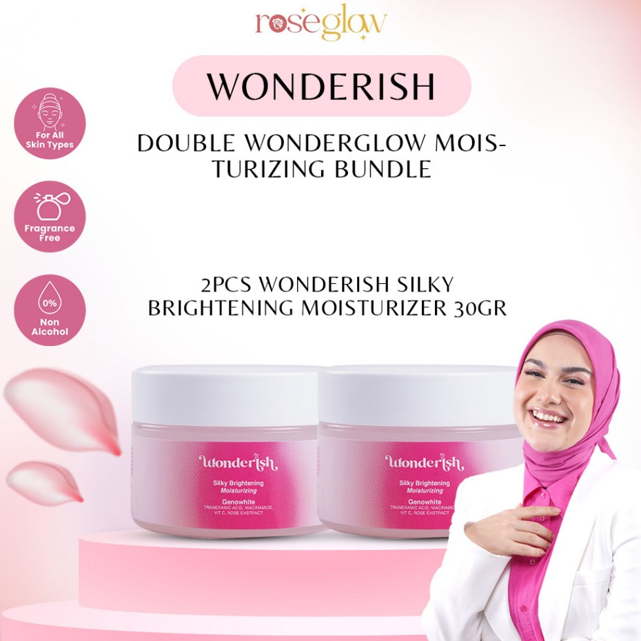 Jual Wonderish Double WonderGlow Moisturizing Bundle | 2pcs Wonderish ...