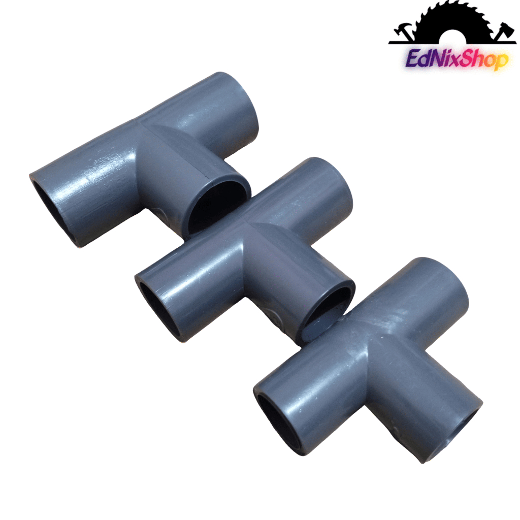Jual Sambungan Pipa Tee Polos 1/2 Inch, 3/4 Inch, 1 Inch Sambungan ...