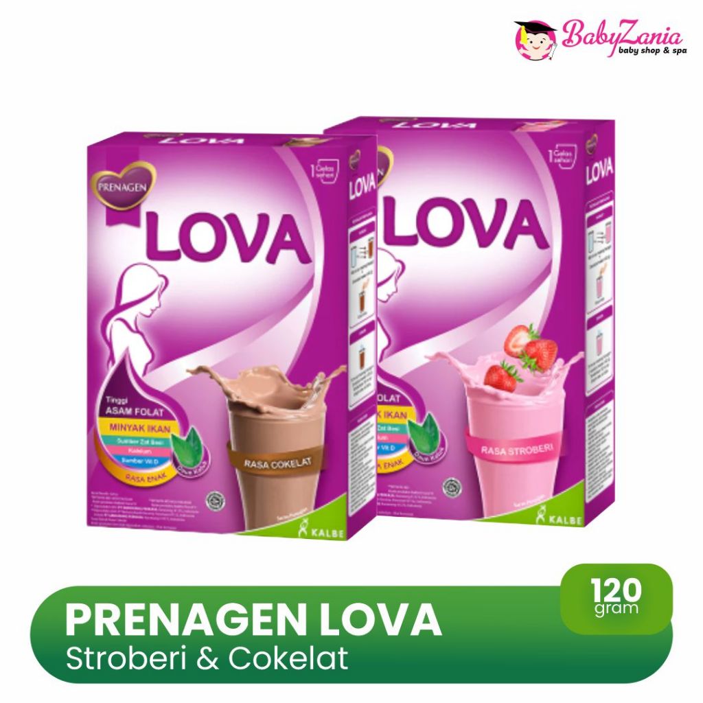 Jual Prenagen Lova Cokelat | stroberi 120G | Shopee Indonesia