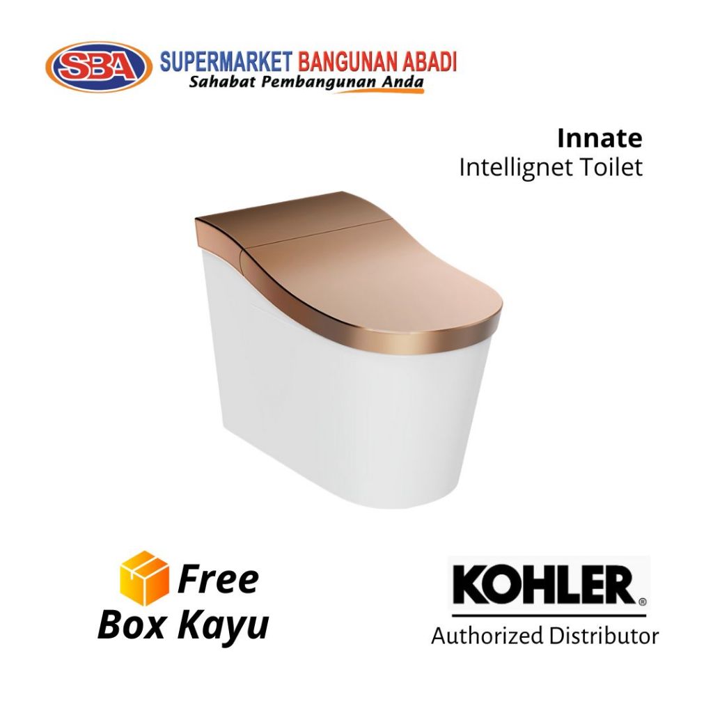 Jual KOHLER CLOSET INNATE INTELLIGENT TOILET 8340K-2SG-0 S-TRAP (305 MM ...