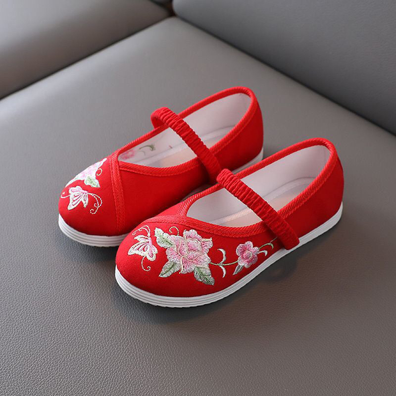 Jual CHERYLL COLLECTIONS 3083 - Sepatu cheongsam anak perempuan bunga ...
