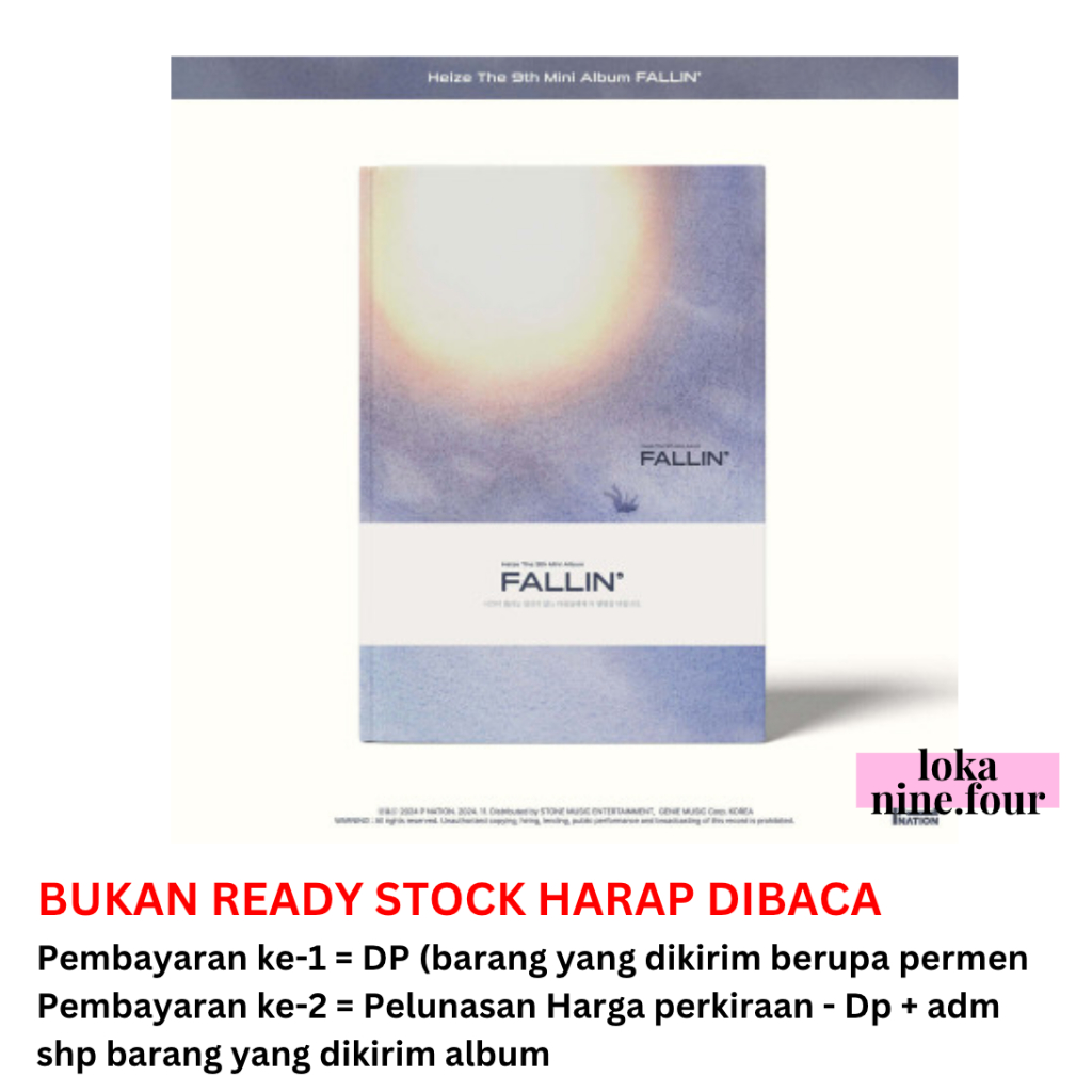 Jual DP PO Pembayaran ke 1 Heize / FALLIN 9th mini album | Shopee Indonesia