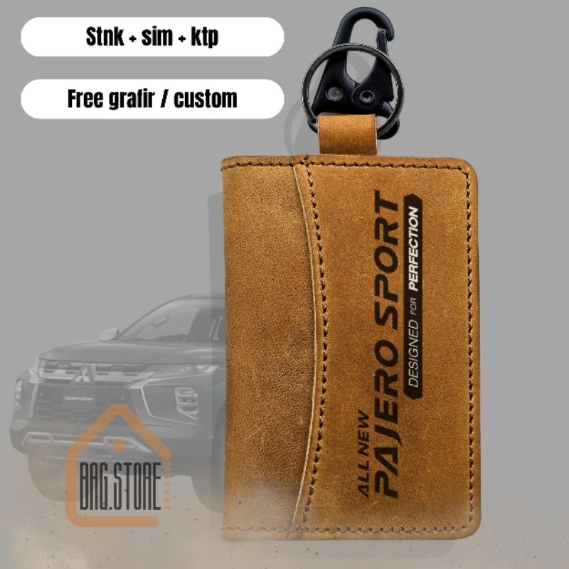Jual dompet stnk kulit asli dompet mobil / motor-Lazi0 | Shopee Indonesia