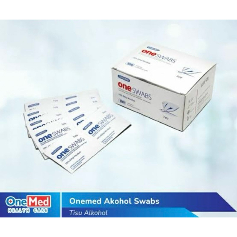 Jual ECER/SATUAN ALKOHOL SWAB ONE SWAB ONEMED | Shopee Indonesia