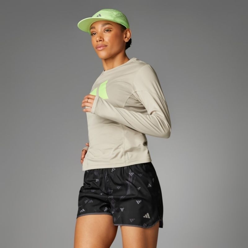 Jual ADIDAS RUN IT BRAND LOVE SHORT WOMEN 4IN | Shopee Indonesia