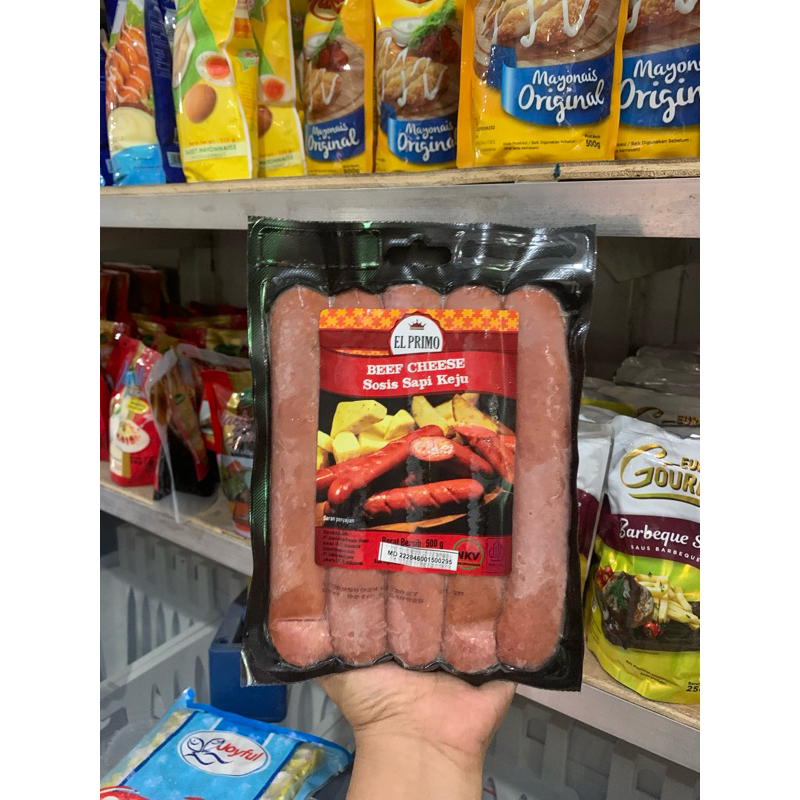Jual Sosis EL Primo BEEF CHEESE/Sosis EL PRIMO Frozen Food KHUSUS PULAU ...