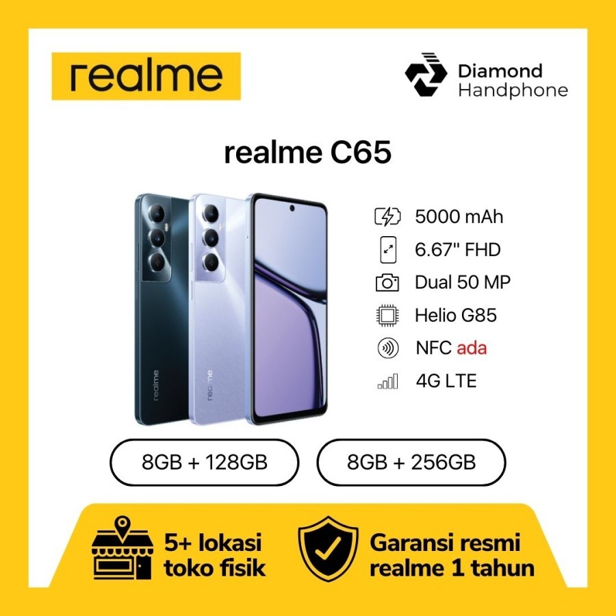 Jual Realme C65 8/128 8/256 | 8/128GB 8/256GB | 8GB 128GB 256GB Garansi ...