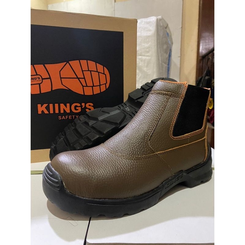 Jual SEPATU SAFETY KINGS KULIT ASLI UJUNG BESI | Shopee Indonesia