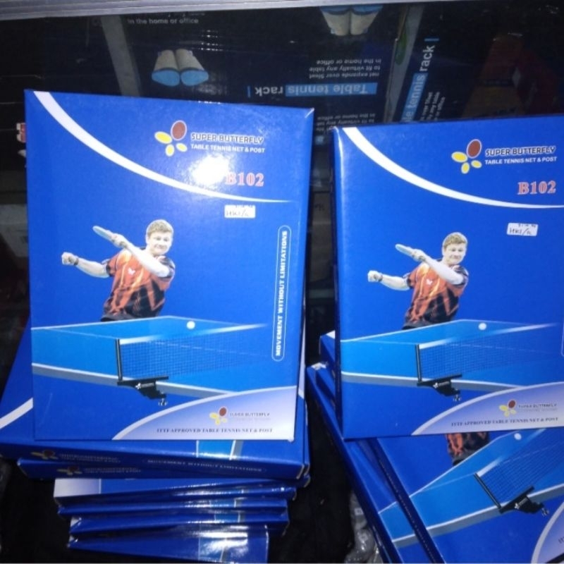 Jual Net Tiang tenis meja Butterfly motif bahan lebar cocok semua ...