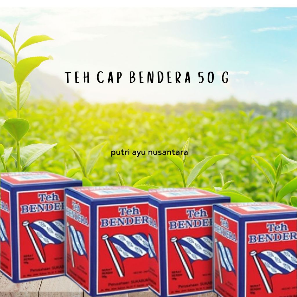 Jual TEH CAP BENDERA BUBUK 50G- TEH BUBUK INDONESIA-TEH BUBUK SARING ...