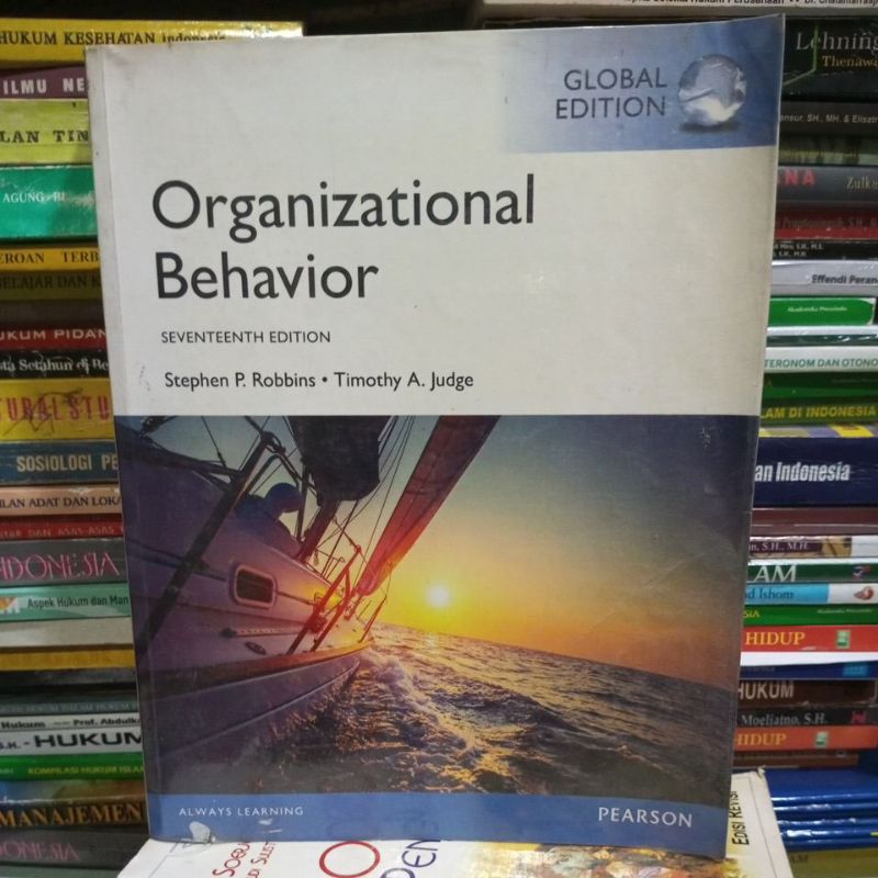 Jual Organizational Behavior Edisi 17 Stephen P.Robbins(bekas original ...